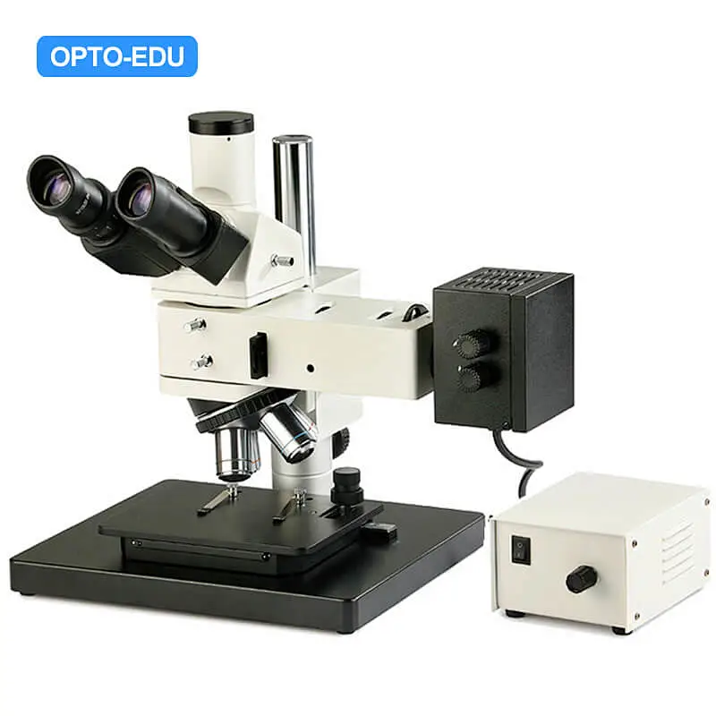 OPTO-EDU A13.0212-BDDIC Metallurgical Microscope, BF/DF, DIC