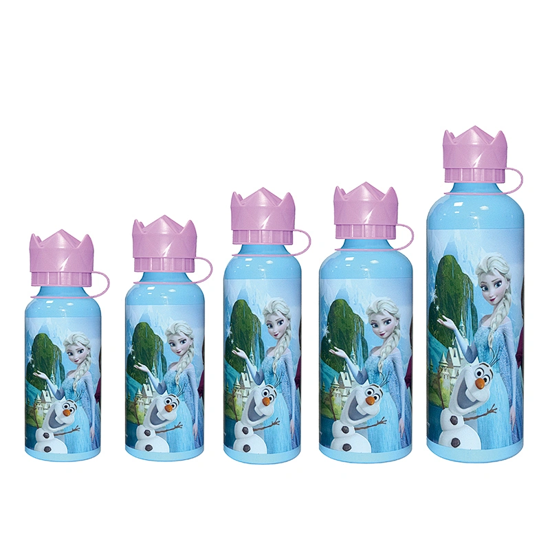 Crown shape lid aluminum water canteen with multi-capacity choices, BPA ...