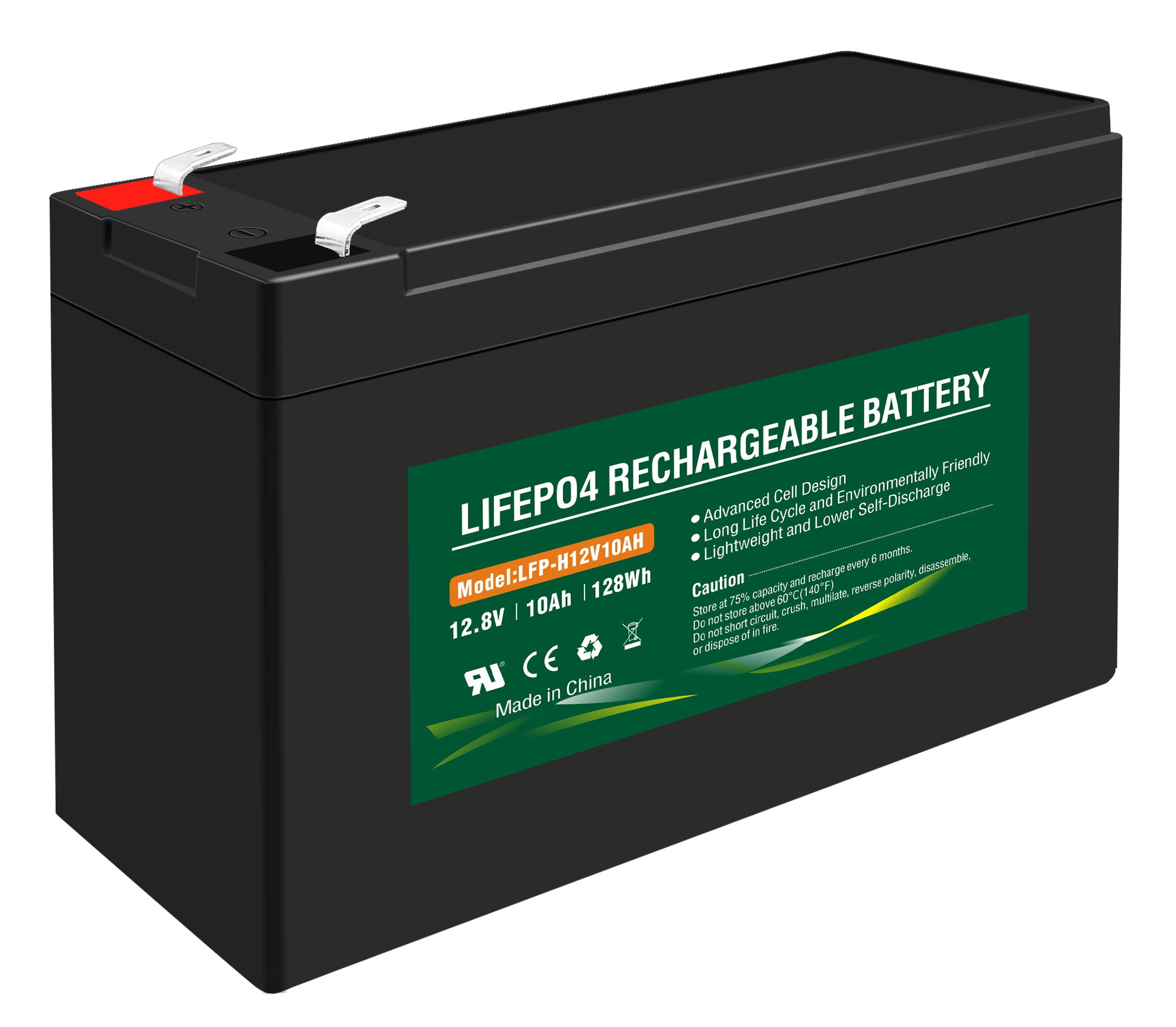 12V 10AH DEEP CYCLE LiFePO4 Battery Pack with BMS |LFP-12V10AH|LiFePO4 ...