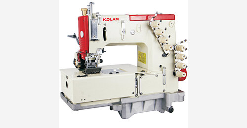 KL-1509P 6 Needle, Flatbed, Double Chainstitch Machine With Puller For ...