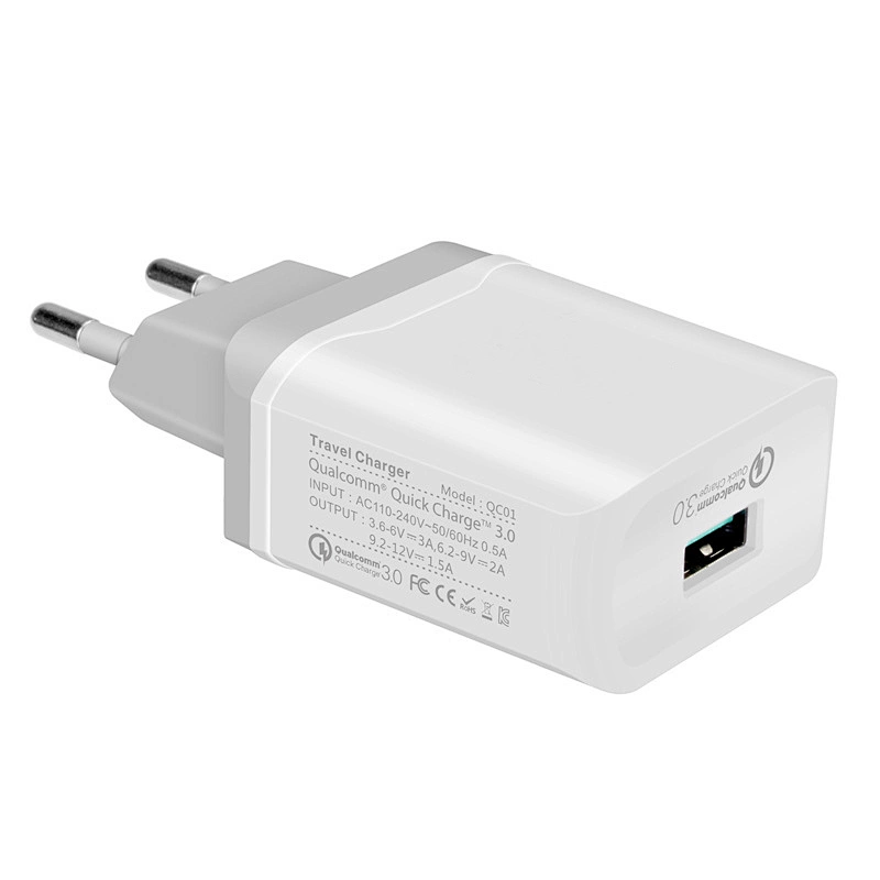 Single Port QC3.0 Quick Travel Charger from China Manufacturer - E-Ser ...