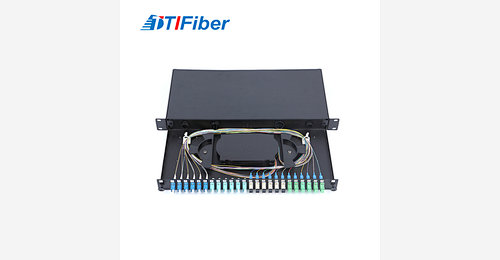 Fiber Optic Distribution Box 24 Port Patch Panel - TTI Fiber