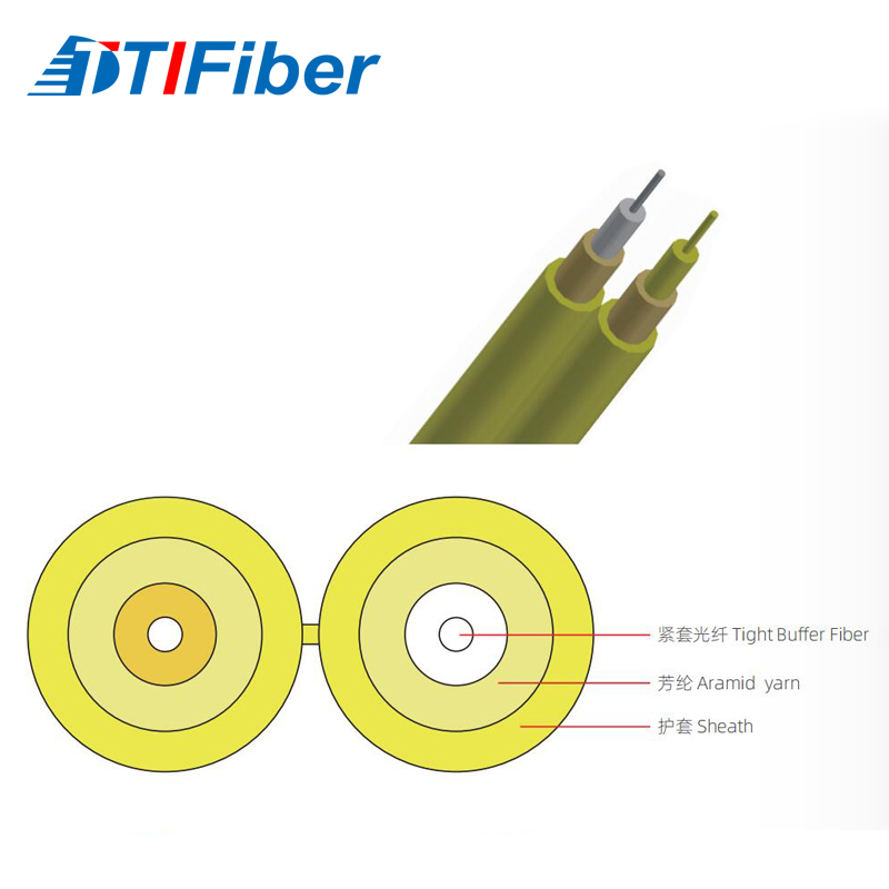 ZCC Double Core Cable 8-Shaped Fiber Optic | TTI Fiber