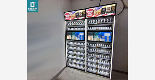 2 shelves 10 packs retail abs cigarette dispensers factory Satom®
