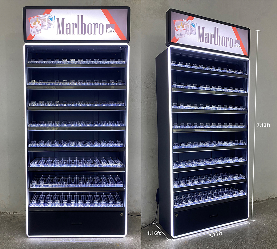 cigarettes shelves tobacco can display - smokeless tobacco display ...