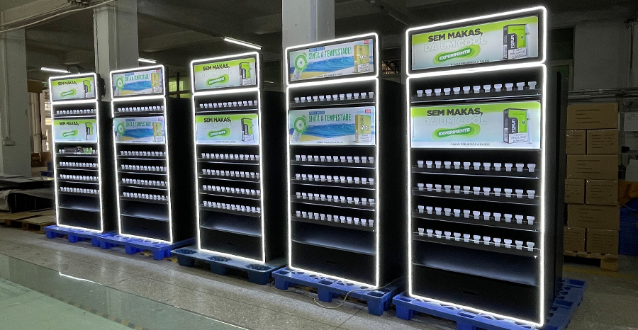 Custom capacity smooth pusher usa metal cigarette fixtures manufacturer ...