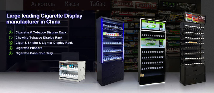 Cigarette Display Rack For Gas Station Convenience Store