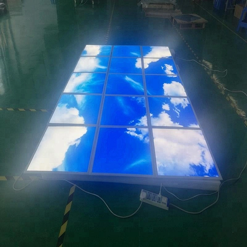 LED Skylights Virtual Sky Acoustic Ceiling Tiles 600x600 40W LED panel ...