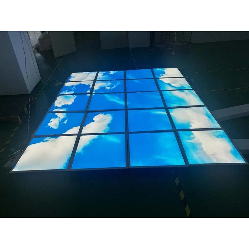 3D artificial blue sky 40W 600X600 led ceiling skylight panel home ...