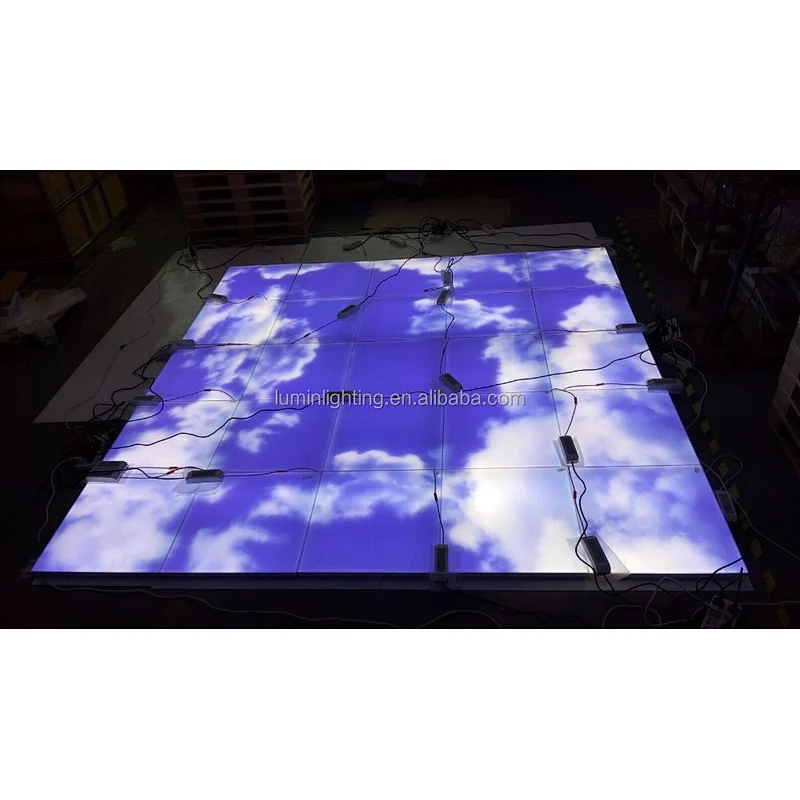 2021 popular 40W 60x60 frameless led light panel trimless panel light ...