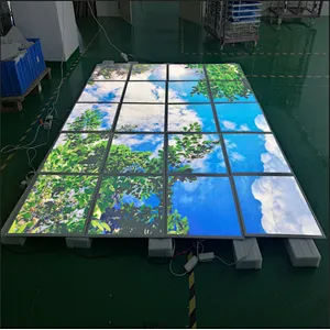 LED Skylights Virtual Sky Acoustic Ceiling Tiles 600x600 40W LED panel ...