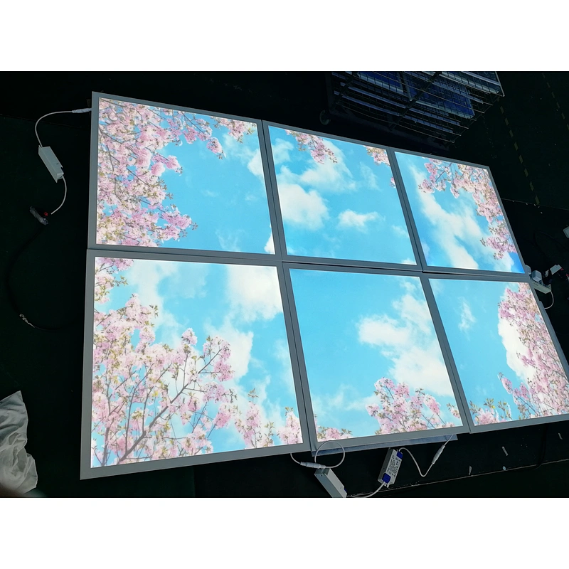 LED Skylights Virtual Sky Acoustic Ceiling Tiles 600x600 40W LED panel ...