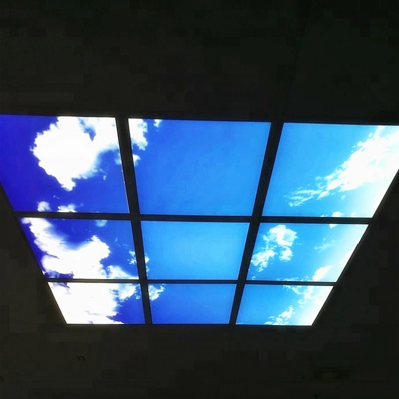 blue sky 60x60cm sky panel light frameless led ceiling panel light for ...