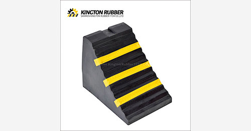 wheel chock , rubber , - SANMEN KINGTON RUBBER ITEM CO., LTD.