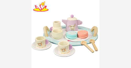 New arrival kitchen toy wooden afternoon tea toy set for kids W10D502 ...
