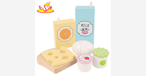 2022 New kitchen toy American style wooden breakfast toy set for ...