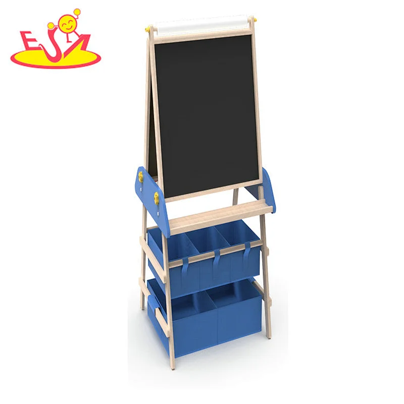 New Style Educational Double-sided Wooden Standing Drawing Board For ...