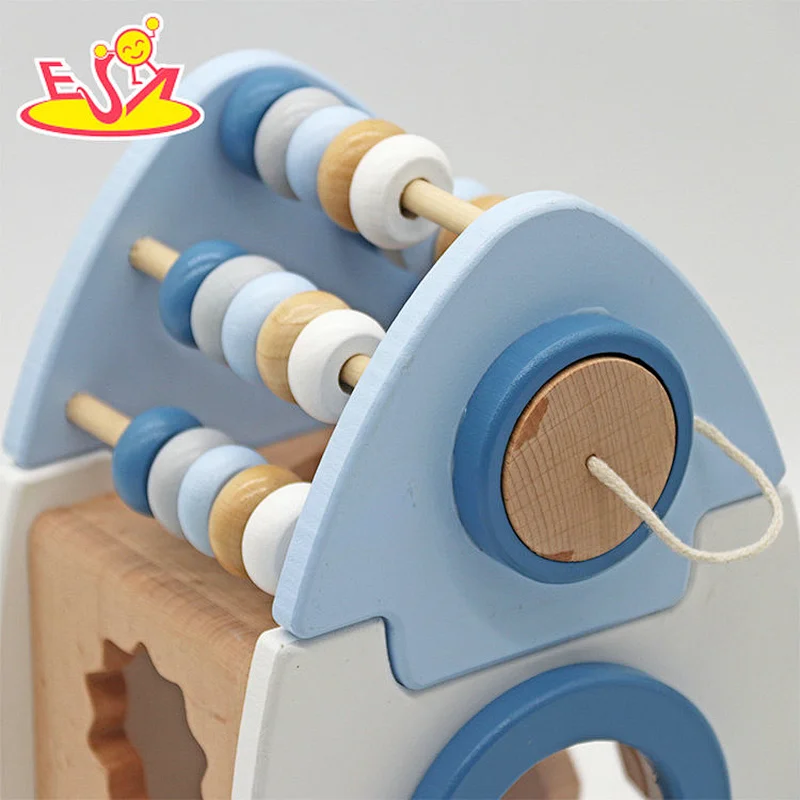 New Design Multifunctional Rocket Shape Wooden Shape Sorter Box For ...