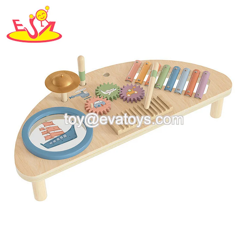 Hot Selling Educational Music Center Wooden Musical Instrument Set For ...
