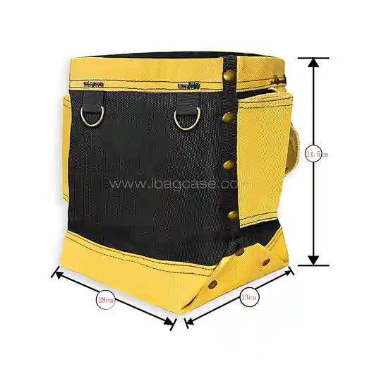 Custom Tunnel Loops Connection Canvas Bull Pin Bolt Bag