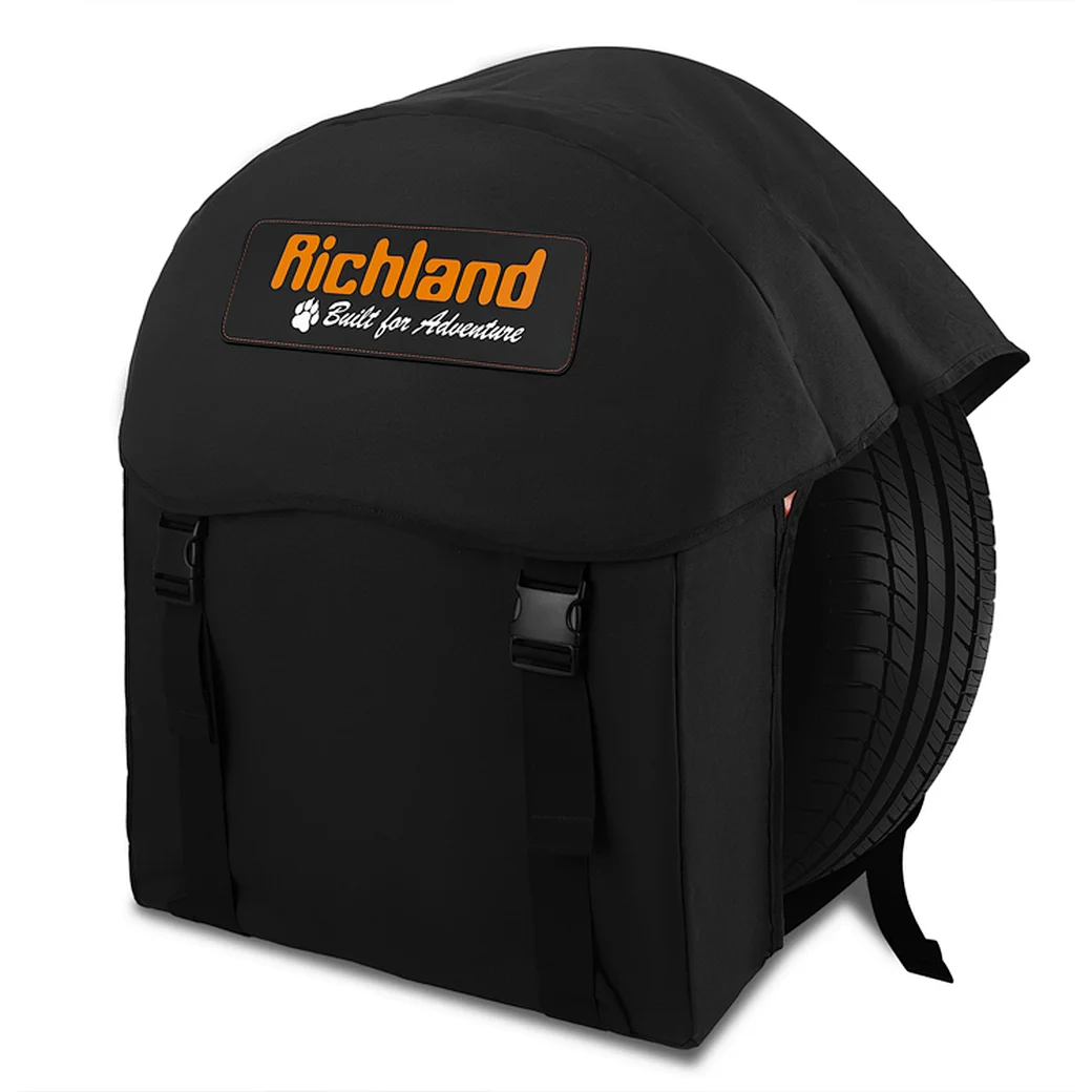 Custom Waterproof Canvas Tire Trash Bag 4WD Spare Wheel Bag