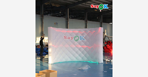 9.8ft White Inflatable Led 360 Photo Booth Enclosure Led Photo Booth Inflatable Wall | Sayok ...