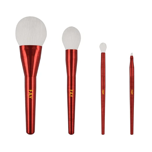 red makeup brushes | faybrush.com