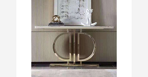 Alivar console , Sintered stone top console , Console table ...