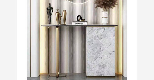 Alivar console , Sintered stone top console , Console table ...