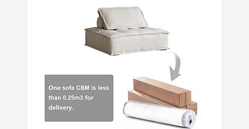 compression sofa vacuum packaging sofa , Hotel apartment simple sofa ...