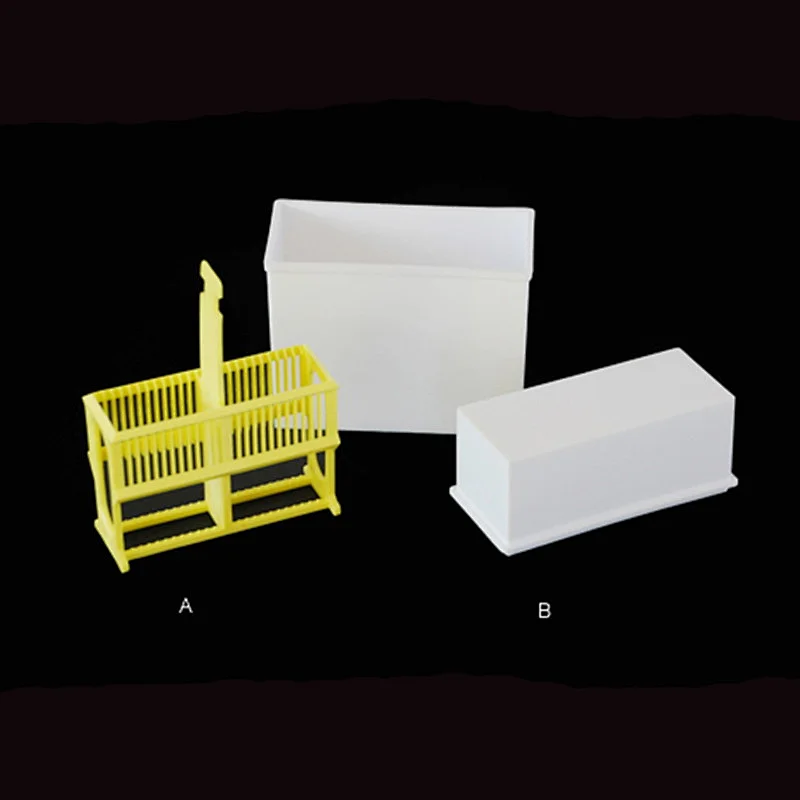 Plastic Microscope Slides Staining Rack/Dish