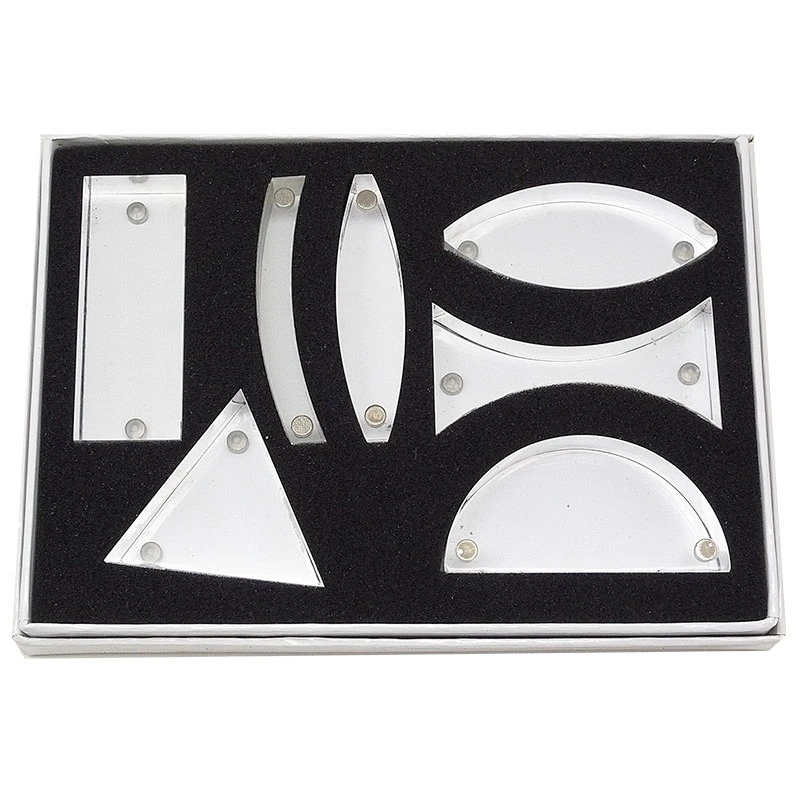 Plastic Prism With Magnet, Set of 7