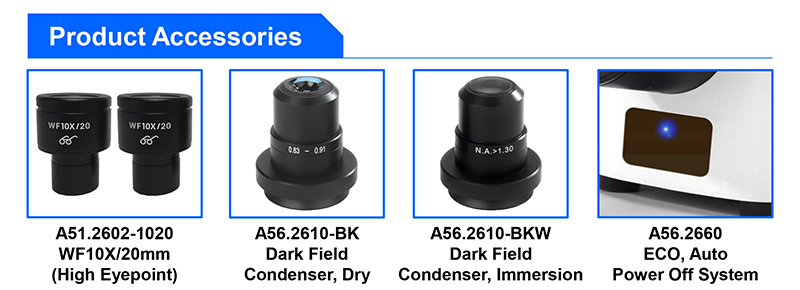OPTO-EDU A12.2603-T Laboratory Biological Microscope, Trinocular ...