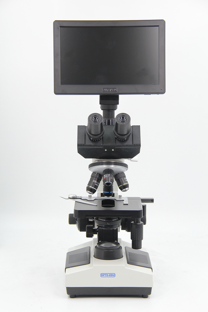 OPTO-EDU A33.1009 9" LCD Digital Biological Microscope, 5.0M HDMI+USB