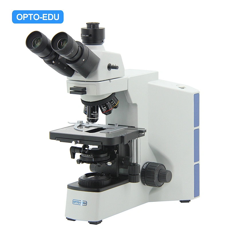 Microscopio de laboratorio OPTO-EDU A12.0908-B, trinocular