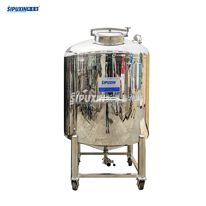 Stainless Steel 304 Storage Tank 250L Storage Tank Pneumatic Dispersed ...