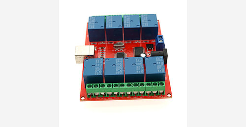 8 Channel 12V Relay Module Computer USB Control Switch PC Intelligent ...