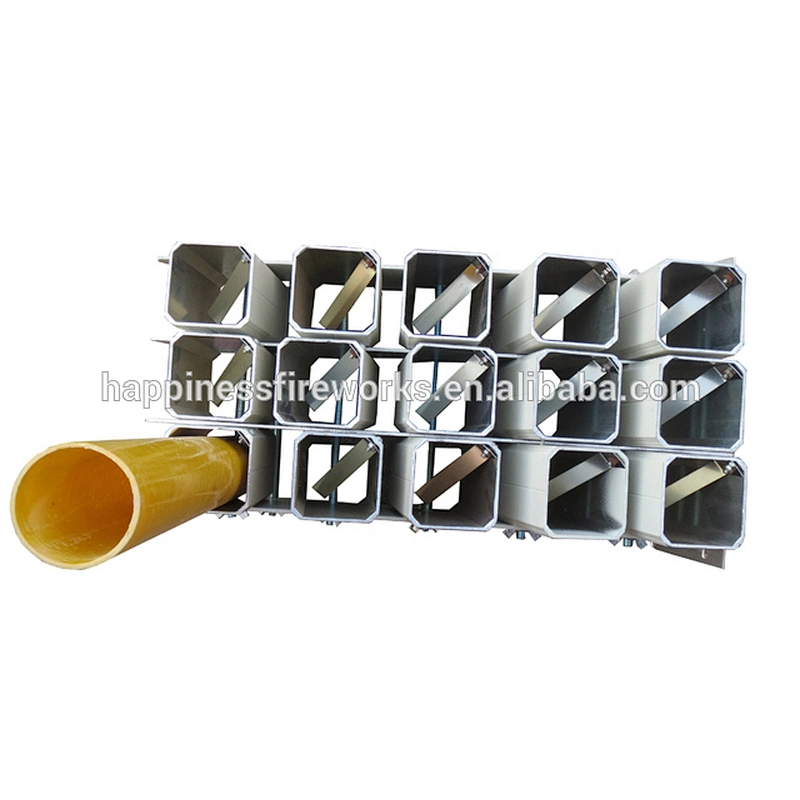 New product 2 inch 15 shots upgrade (5*3 shots)aluminum alloy tubes ...