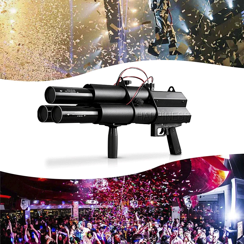 20W Electric Rechargeable Confetti Cannons Gun Professional DJ Handheld ...
