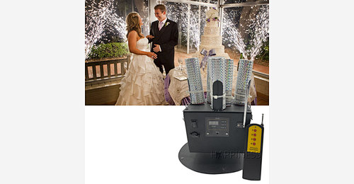 Wedding Fireworks Pyrotechnics Trigger Stage Cold Rotate Base Firing ...