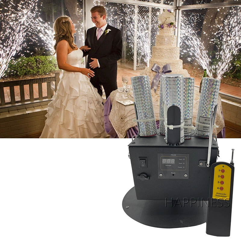 Wedding Fireworks Pyrotechnics Trigger Stage Cold Rotate Base Firing ...