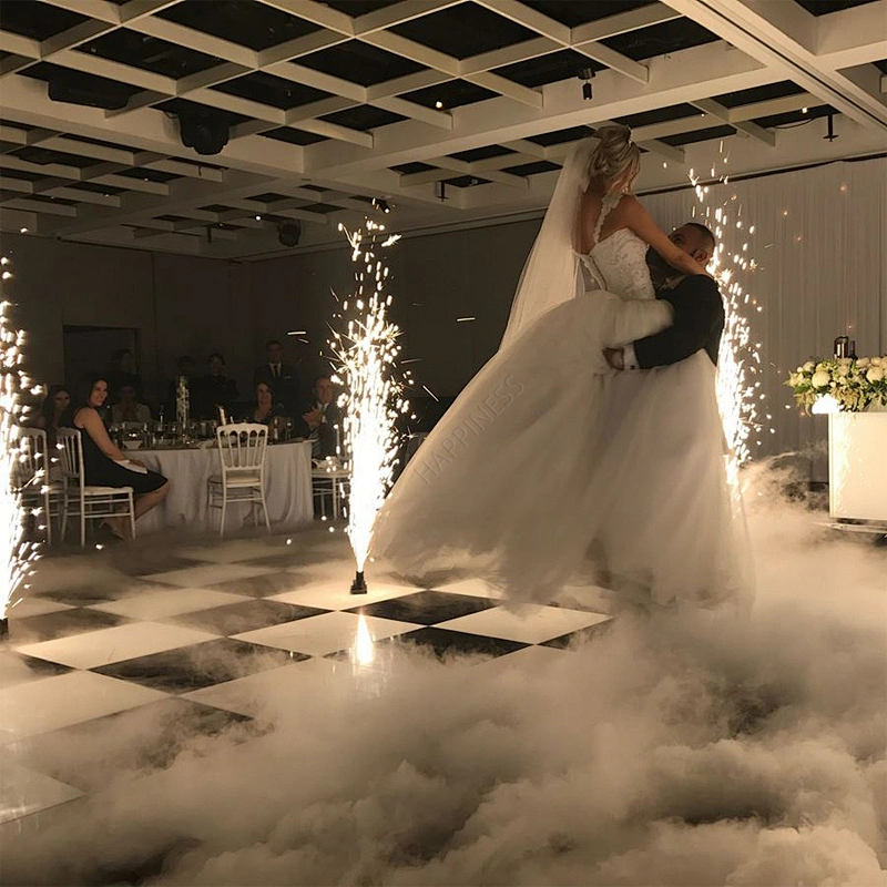Cold spark machine wedding stage fireworks, Indoor pyrotechnics firing ...