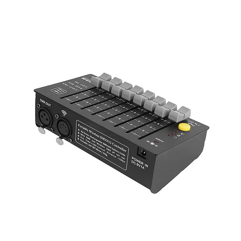 HAPPINESS Battery DMX Console 24 Channels Mini DMX Controller Stage ...