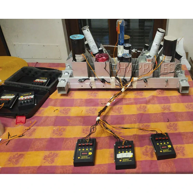 4 Cue Remote Wireless Fire Work Firing System