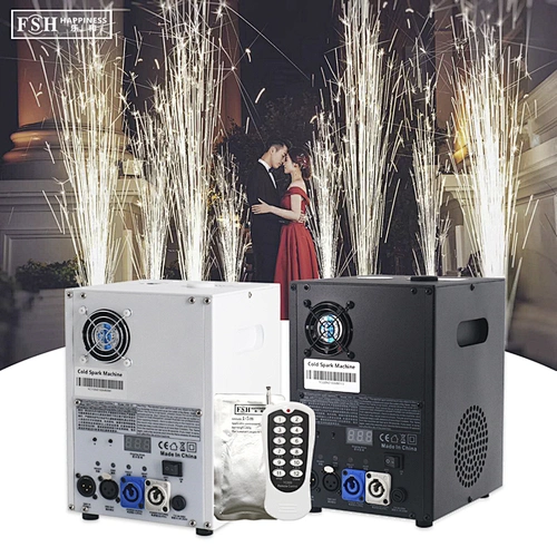 HAPPINESS Cold Flame Fountain Rotating Firing System Remote Control ...
