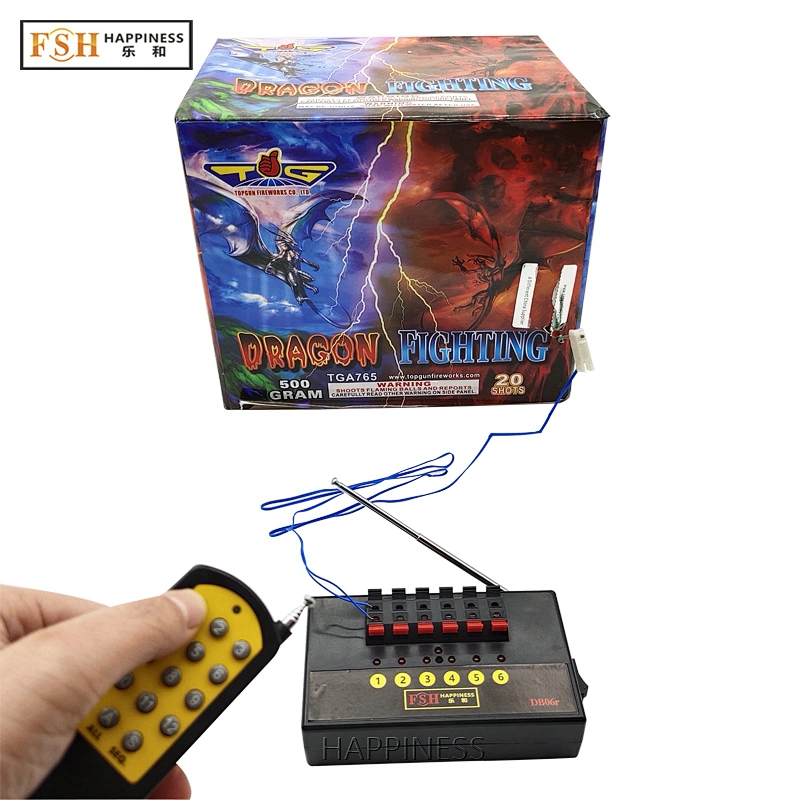 HAPPINESS 6 Cue Wireless Fireworks Firing System Equipment +Remote ...