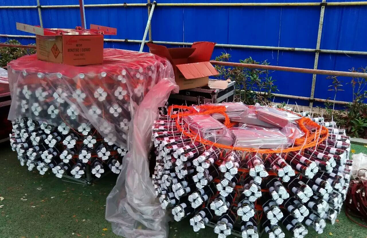 Aluminum Racks For Fireworks Display Show , - LIUYANG HAPPINESS FIRING ...