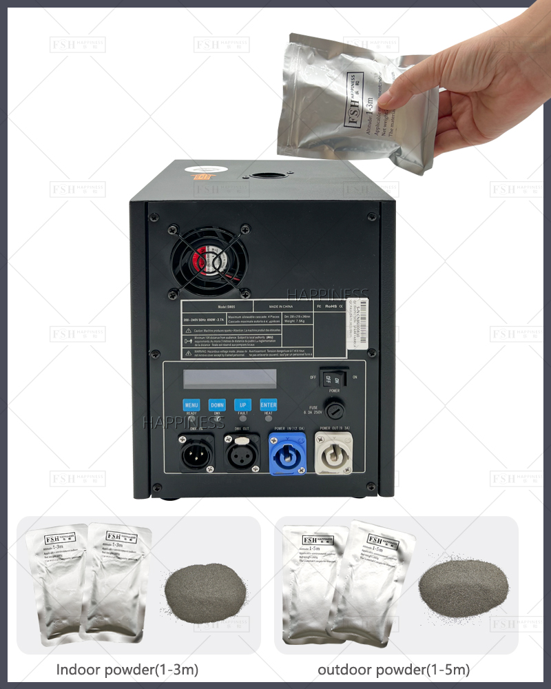 Cold Spark Fountain Powder, 200g Bag Titanium Powder for Sparkler, Cold ...