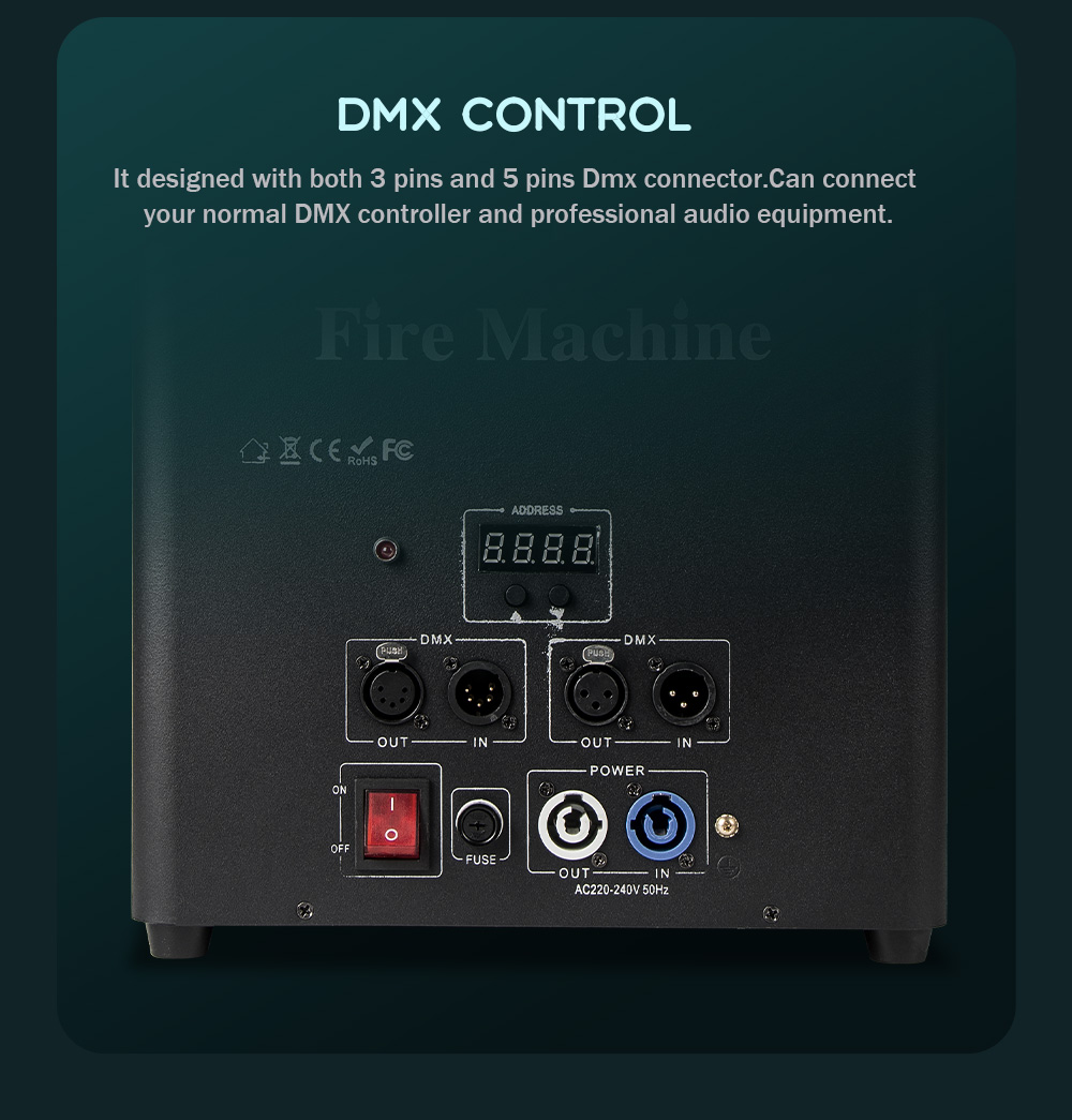 Flame thrower Flame effects Flame projector Dmx fire Flame effect ...