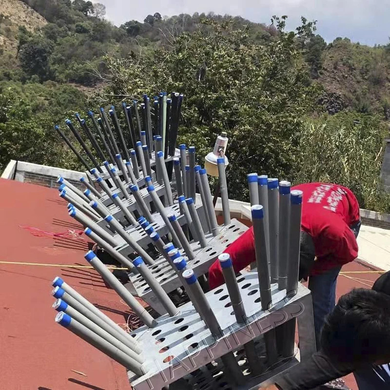 Consumer Fireworks Mortar Rack For Fireworks tubes , 3 inch mortar tube ...